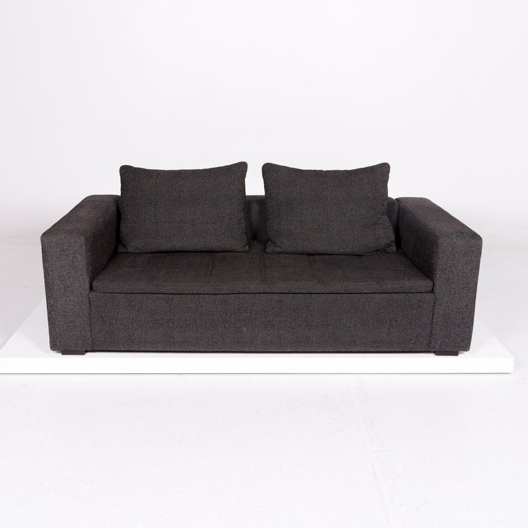 Boconcept Mezzo Fabric Sofa Set Anthracite Black Gray 1 Two-Seat 1 ...