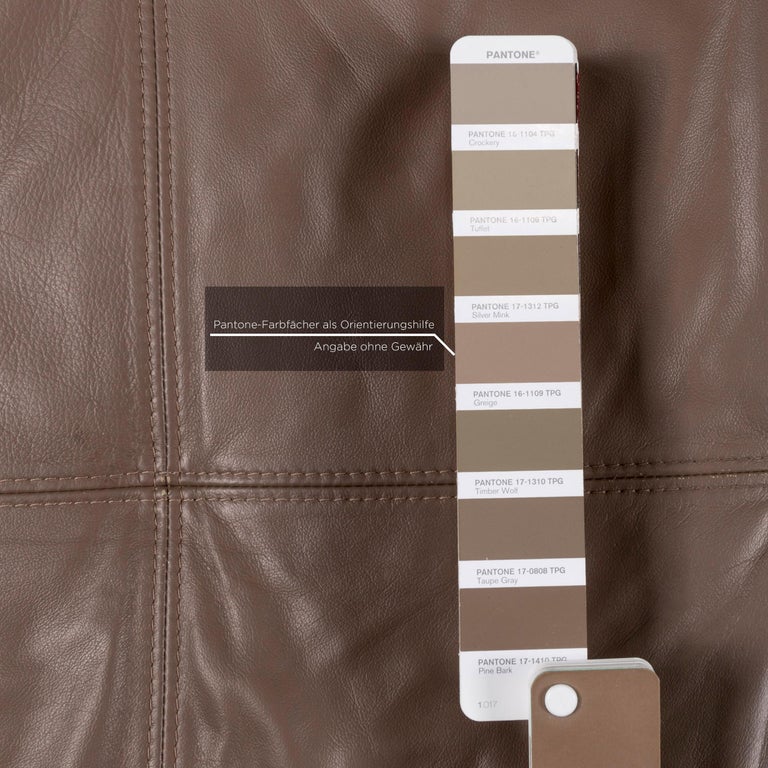 Boconcept Mezzo Leather Sofa Set Brown Gray Brown 1 Corner Sofa 1 Stool ...