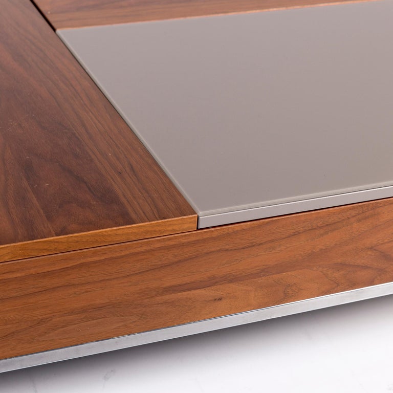 Boconcept Wood Coffee Table Function Storage Room Table at 1stDibs