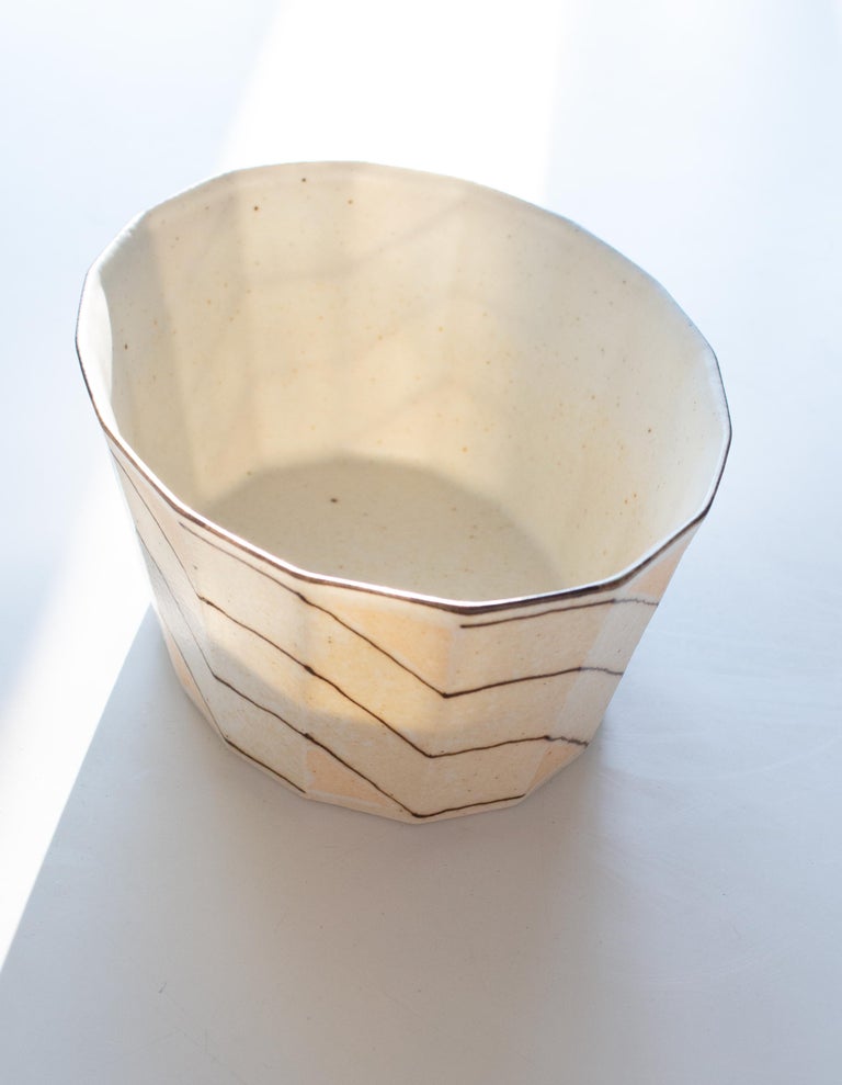 Bodil Manz Own Studio Bowl in Eggshell Ceramics For Sale at 1stDibs