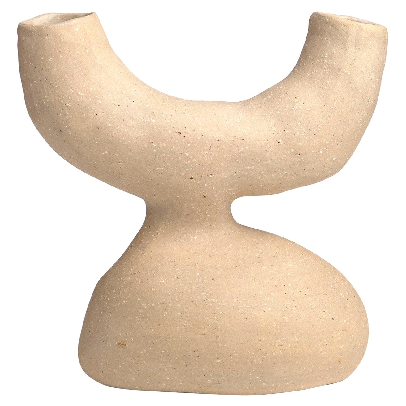 Bodily Split Stoneware Vase by Camila Apaez For Sale at 1stDibs