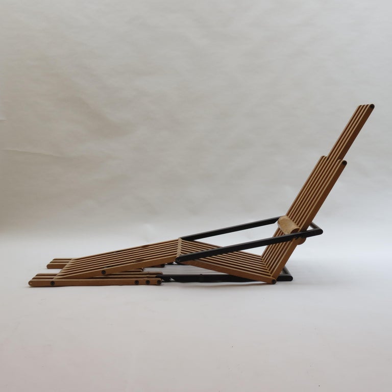 Body Chairs by Jim Warren Pearl Dot 1979 Yoga Chair Slatted Ash Chair ...
