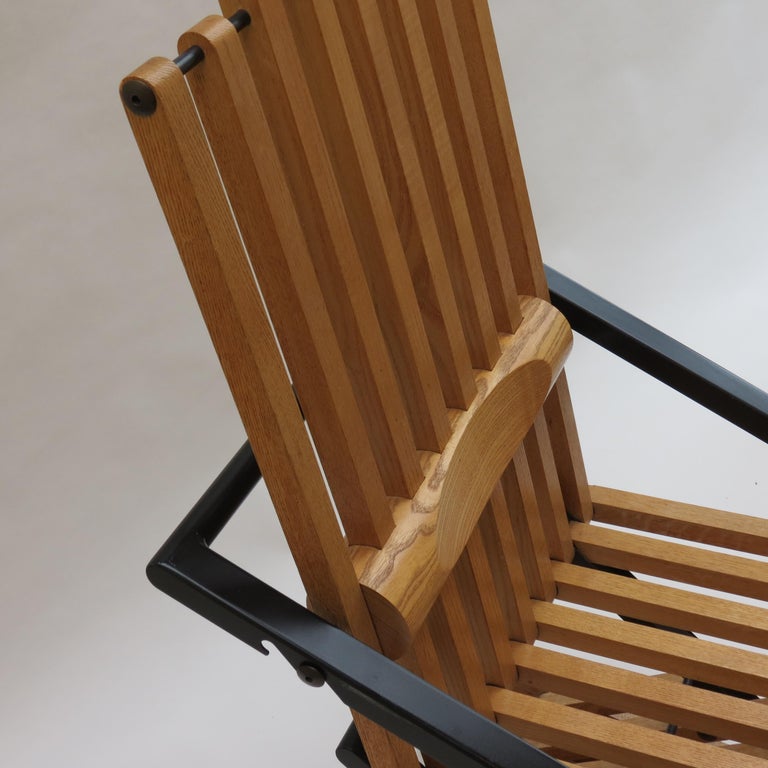 Body Chairs by Jim Warren Pearl Dot 1979 Yoga Chair Slatted Ash Chair ...