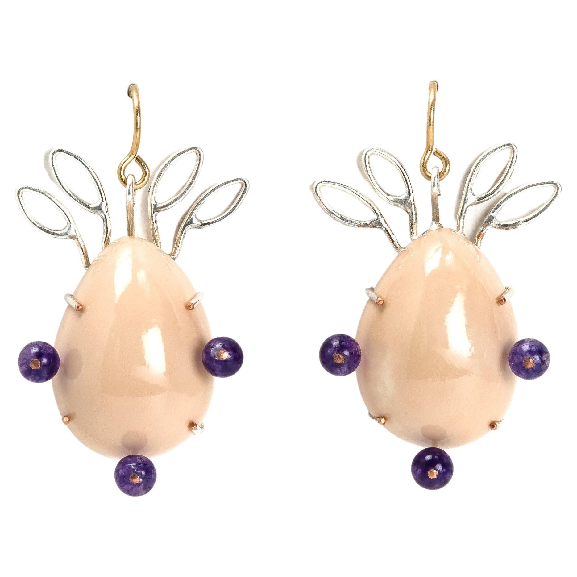 Antique Copper Earrings - 38 For Sale at 1stDibs