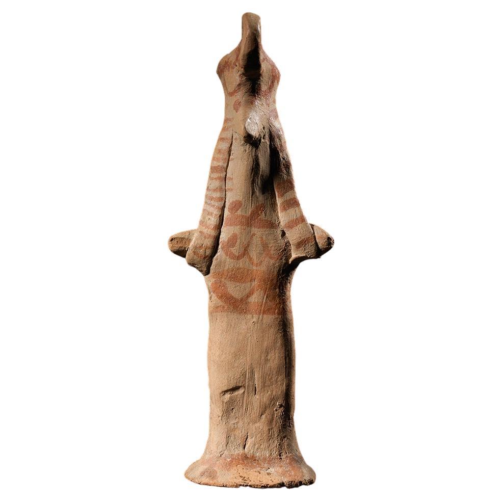 Boetian Terracotta Standing Goddess Idol For Sale at 1stDibs