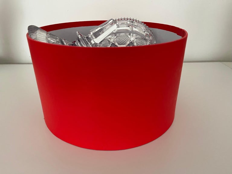 Bohemia Crystal Chocolate Box, 1900s For Sale at 1stDibs