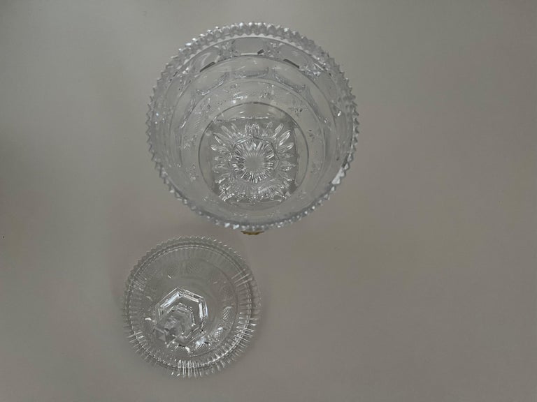 Bohemia Crystal Chocolate Box, 1900s For Sale at 1stDibs