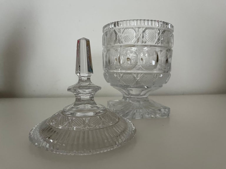 Bohemia Crystal Chocolate Box, 1900s For Sale at 1stDibs