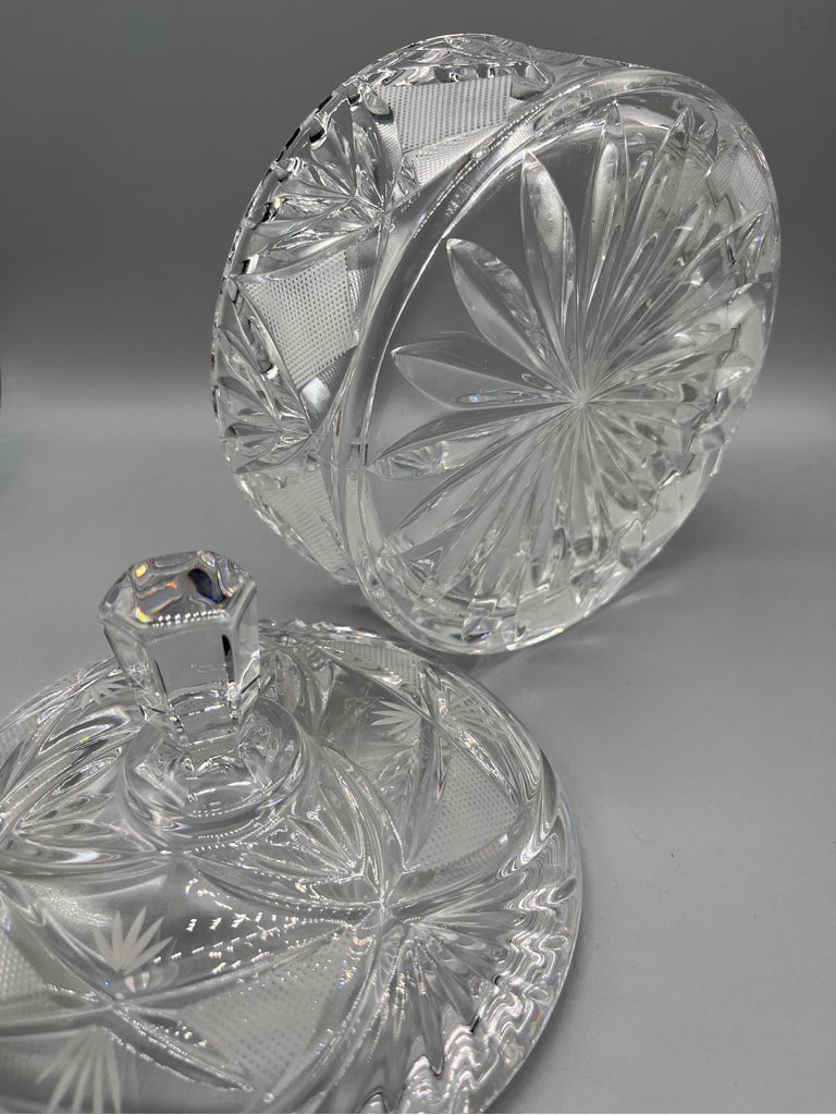 Bohemia Crystal Chocolate Holder 1900s-Antiques For Sale at 1stDibs