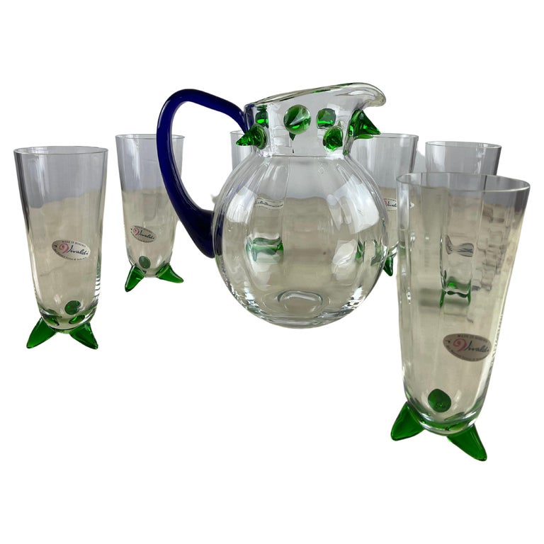 Bohemia Crystal Cocktail Set for 6, 1988 For Sale at 1stDibs