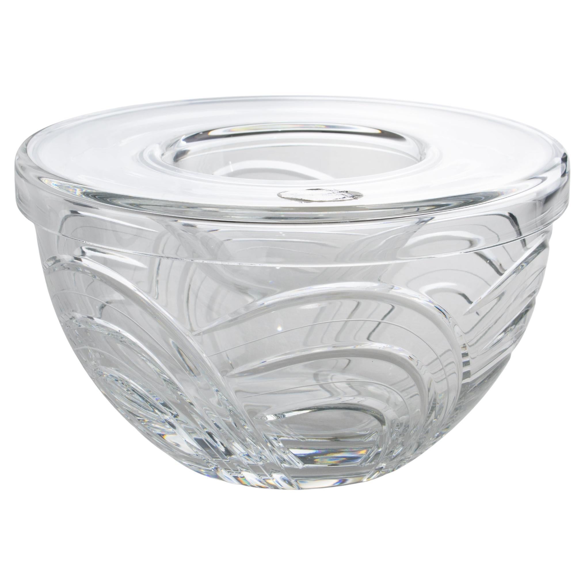 Crystal Vide poche, signed Daum, France, very heavy, 1970 For Sale at ...