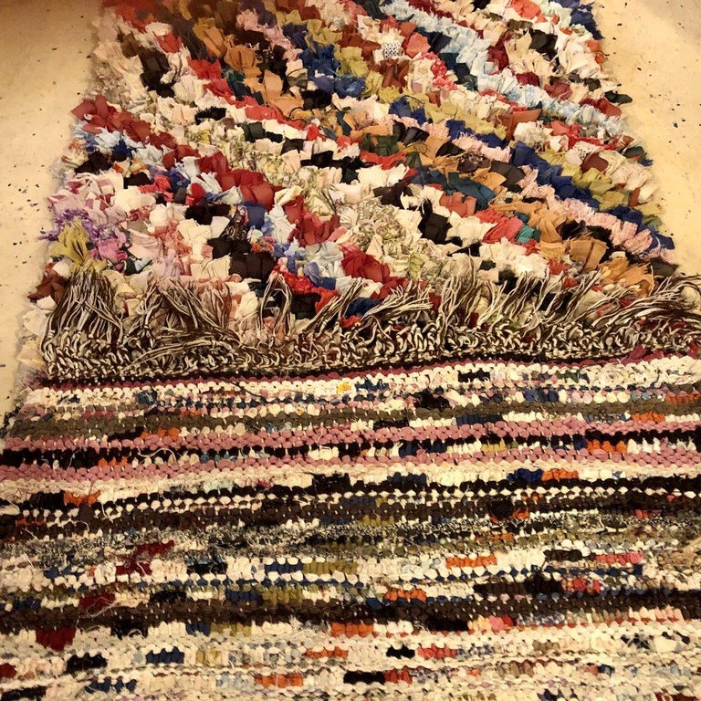 Bohemian Vintage Moroccan Runner Rug or Carpet For Sale at 1stDibs ...