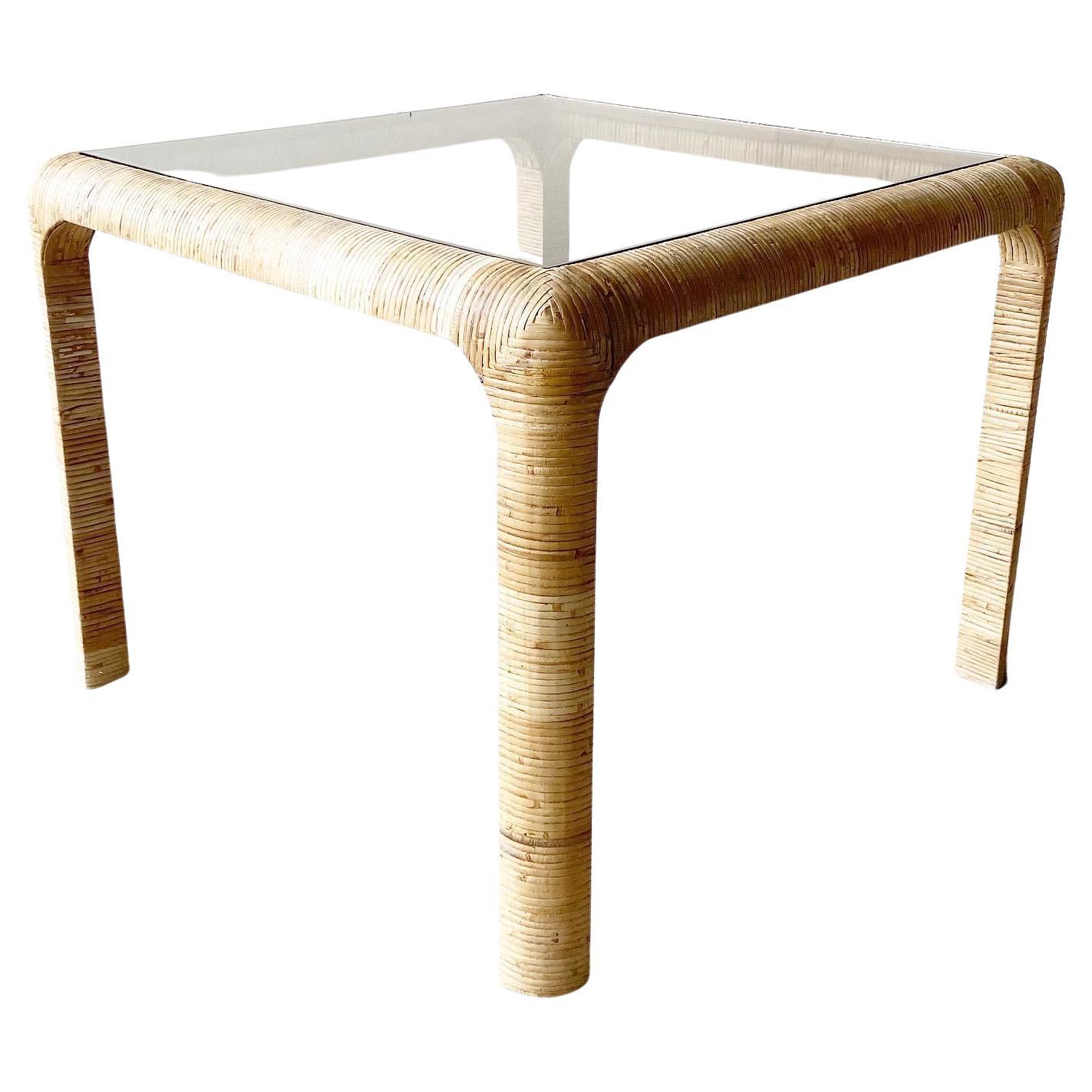 Parquet-Top Parsons Table at 1stDibs