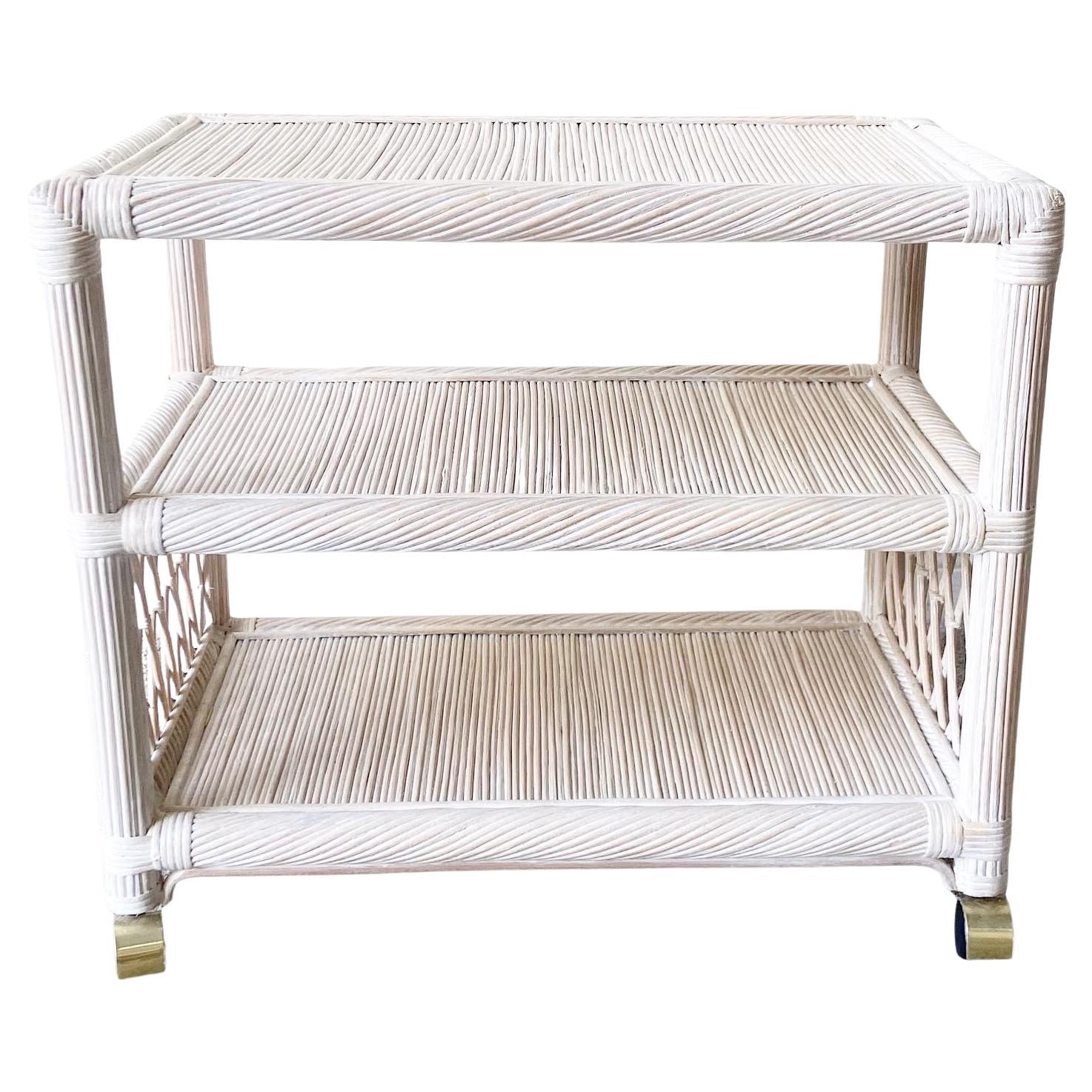 Rattan Carts and Bar - 110 For Sale at 1stDibs | vintage rattan bar ...