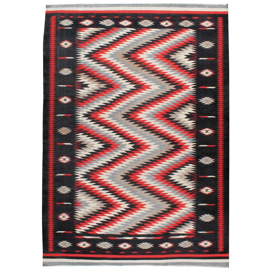 Vintage Dhurrie Area Rug with Pastel Colors and Coastal Bohemian Style ...