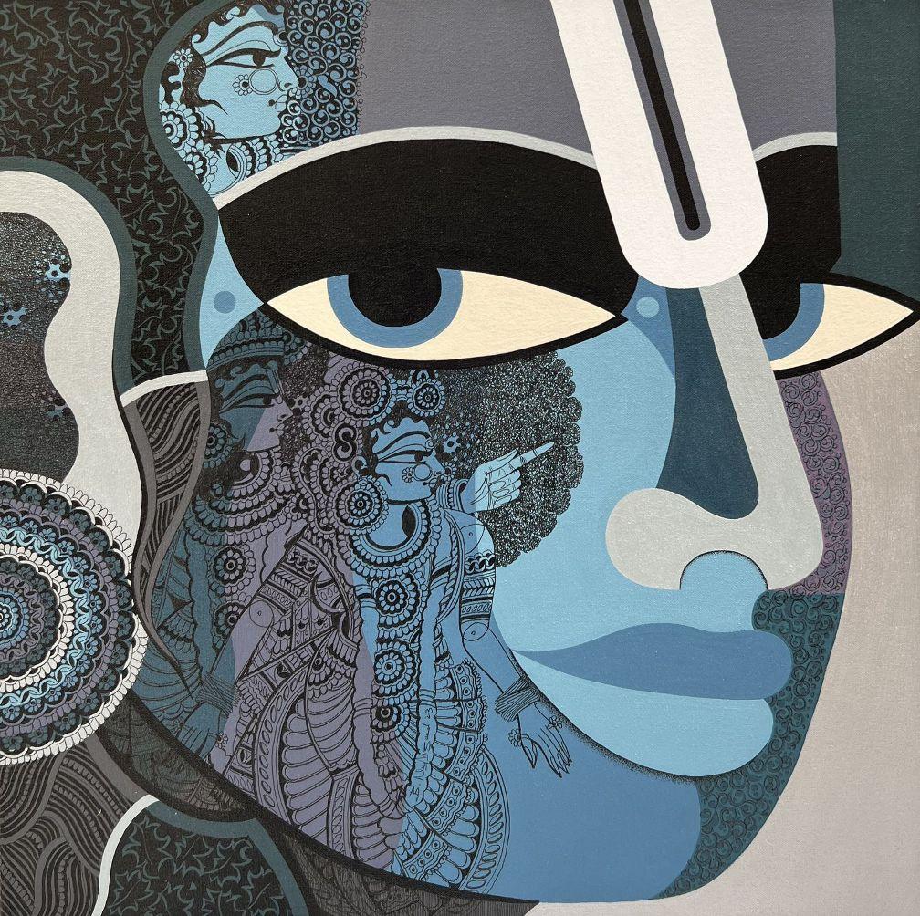 Contemporary Paintings Of Lord Krishna