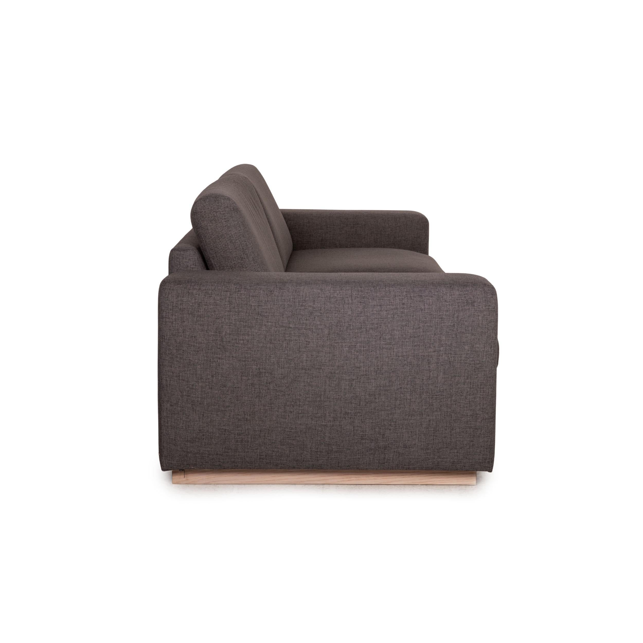 Bolia Sepia Fabric Sofa Gray Three Seater Couch For Sale at 1stDibs