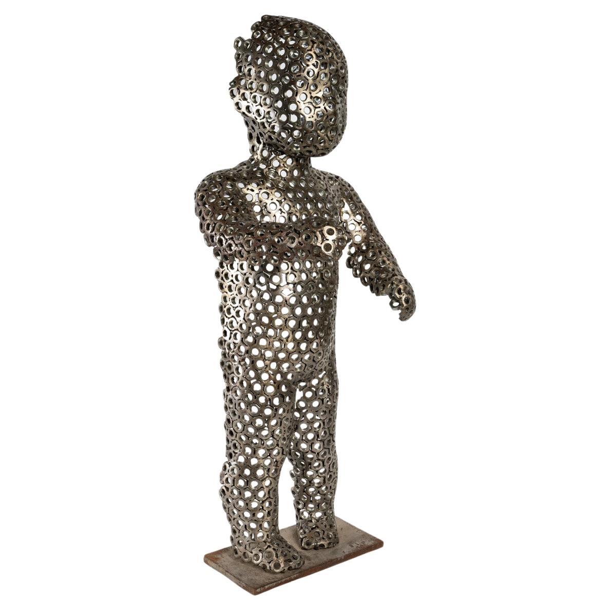 Bolt Sculpture of a Child, 20th Century at 1stDibs