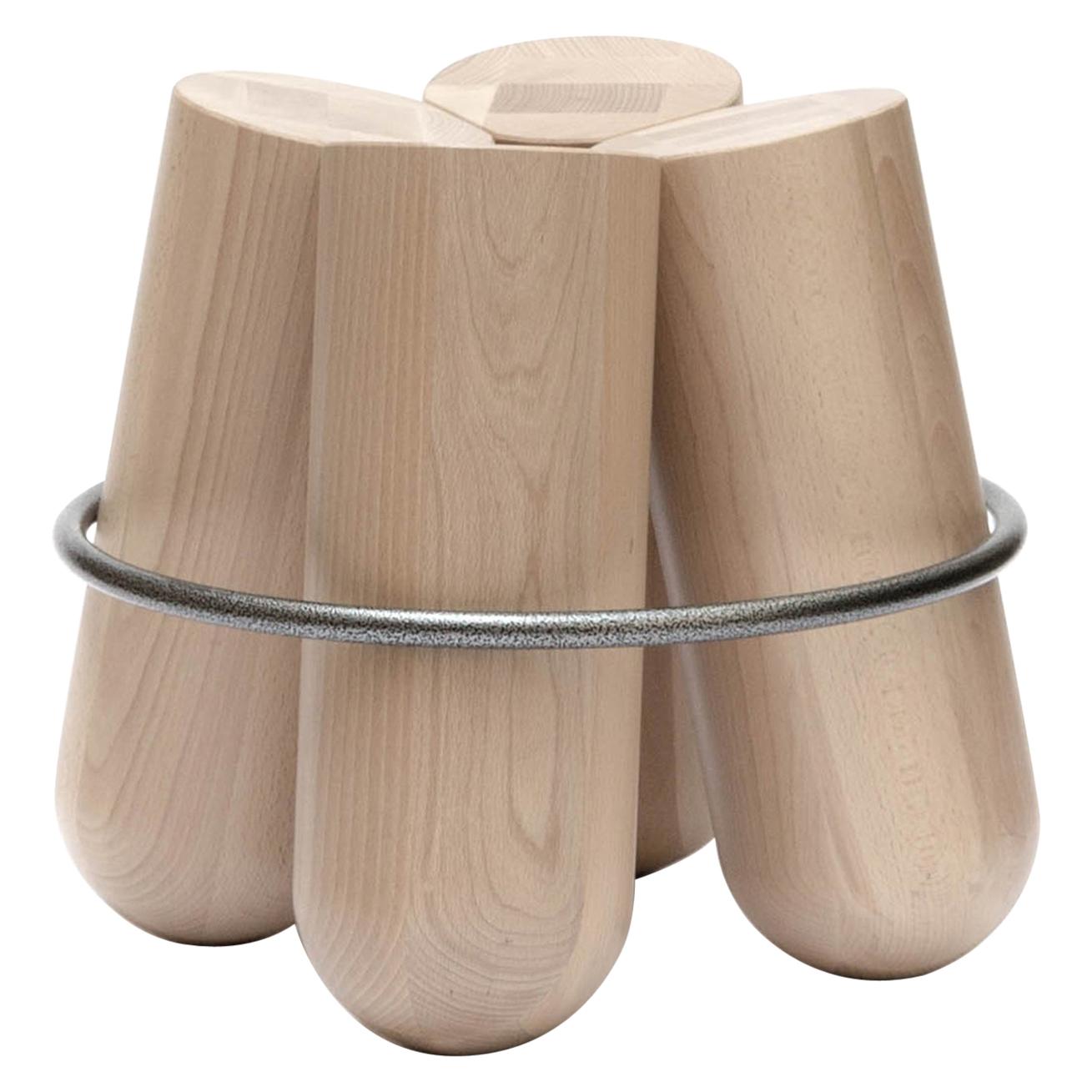 1 of 6 Each Boss Design Hoot Leather Stools Modular Contemporary Design ...