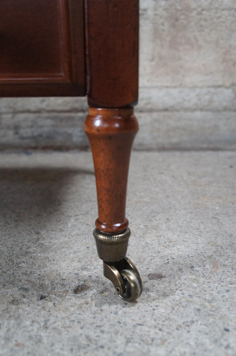 Bombay Traditional Regency Style Cherry Finish Two Tier Side End Table ...