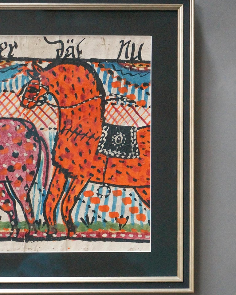 Bonad Fragment with Three Horses at 1stDibs