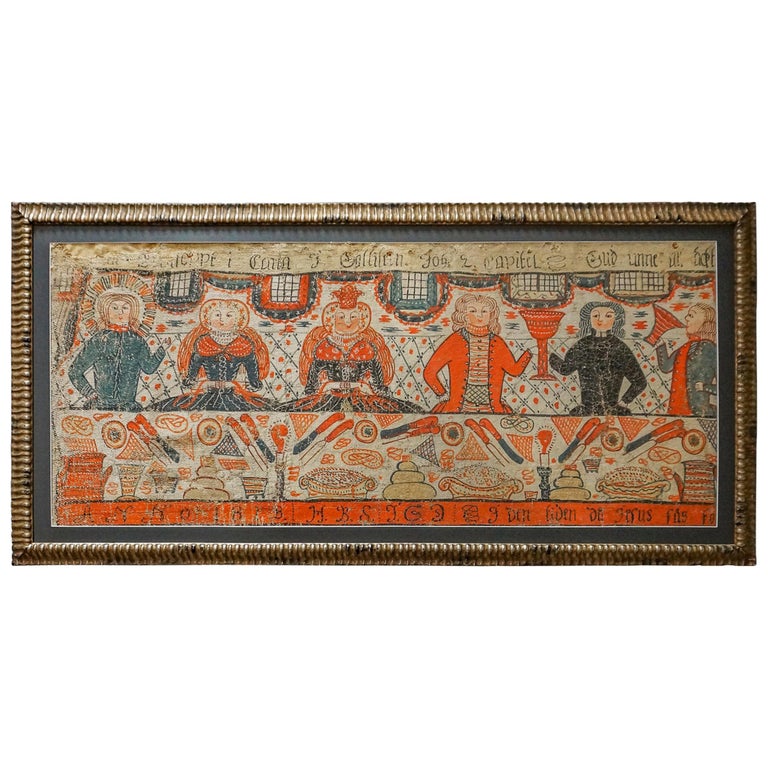 Bonad Fragment with Wedding Feast at 1stDibs