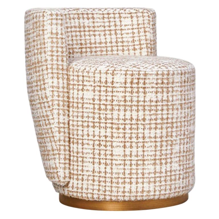 Bond Street Stool by Yabu Pushelberg in Client's Own Material For Sale ...