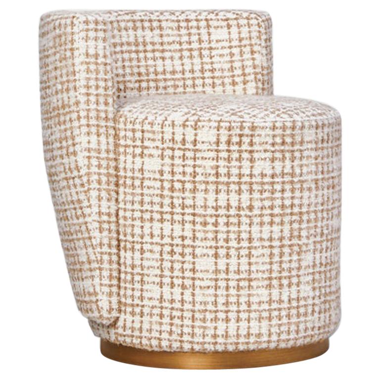 Bond Street Stool by Yabu Pushelberg in Dedar More-is-More fabric at ...