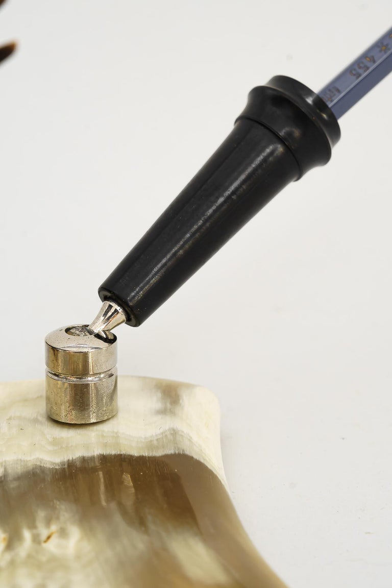 Bone and Bakelite Pen Holder for Desk around 1960s For Sale at 1stDibs