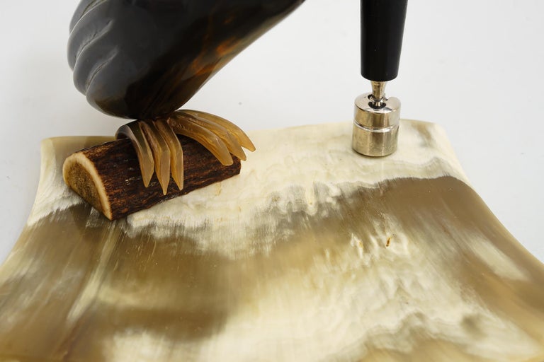 Bone and Bakelite Pen Holder for Desk around 1960s For Sale at 1stDibs