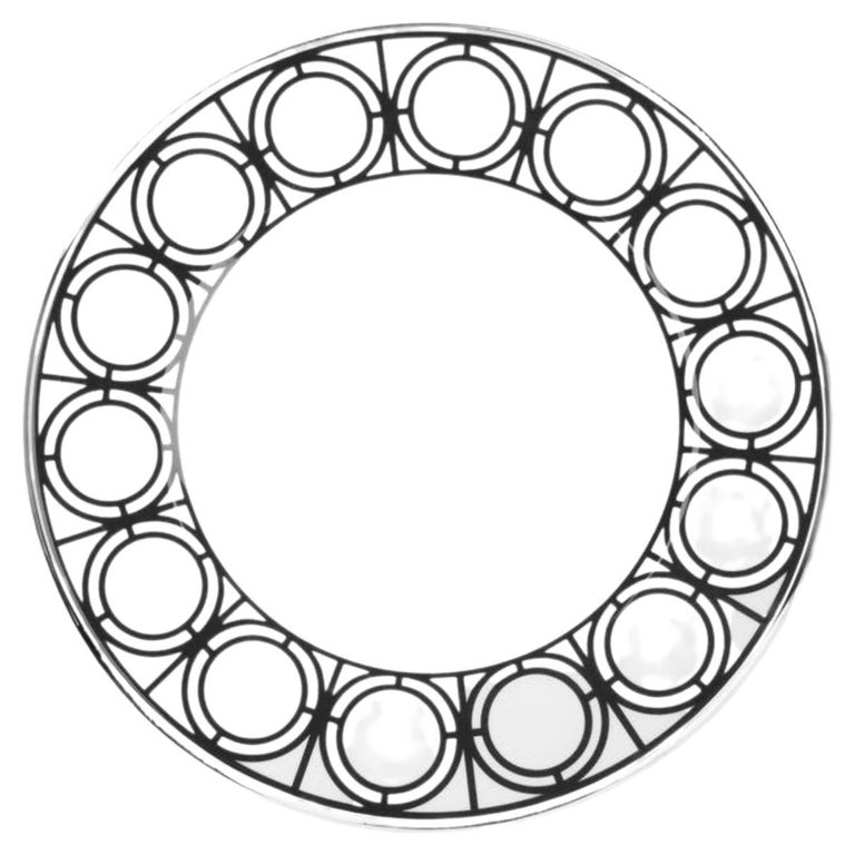 Bone China bread plate with monochrome heritage print, made in Stoke-On ...