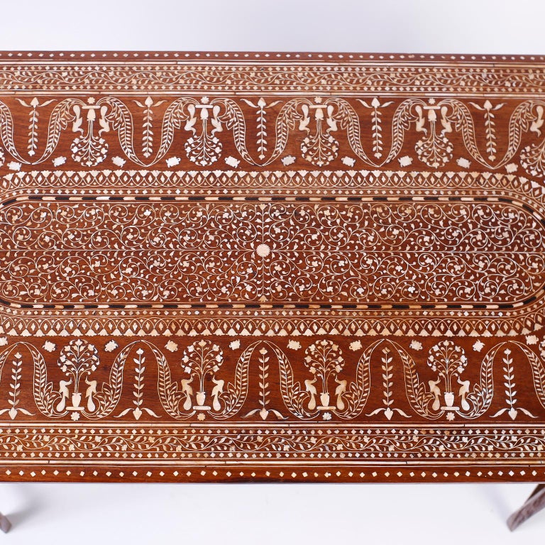 Bone Inlaid Anglo Indian Coffee Table at 1stDibs