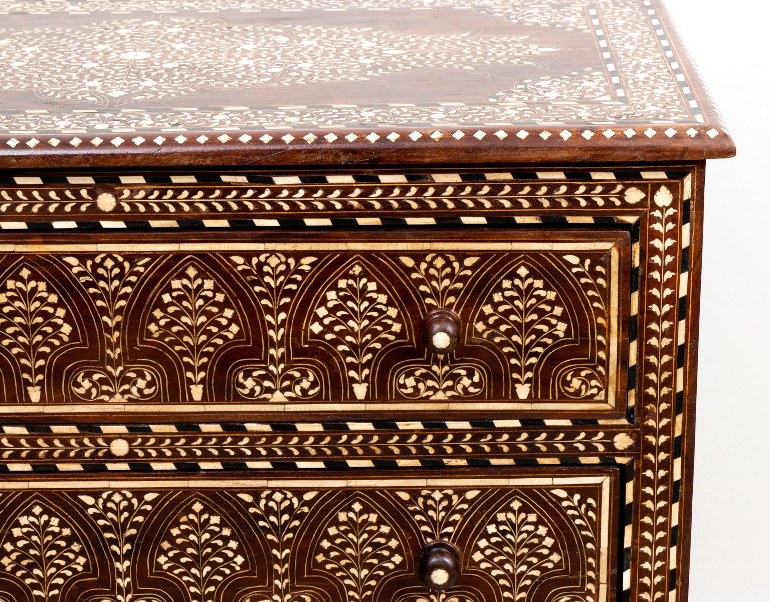 Bone Inlaid Chest of Drawers For Sale at 1stDibs | bone inlay chest of ...