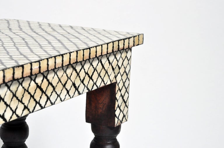 Bone Inlay Console Table at 1stDibs | inlaid console table