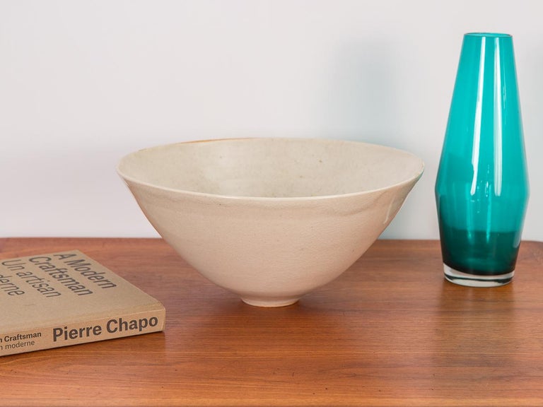 Bone Porcelain Serving Bowl by Mary Roehm For Sale at 1stDibs