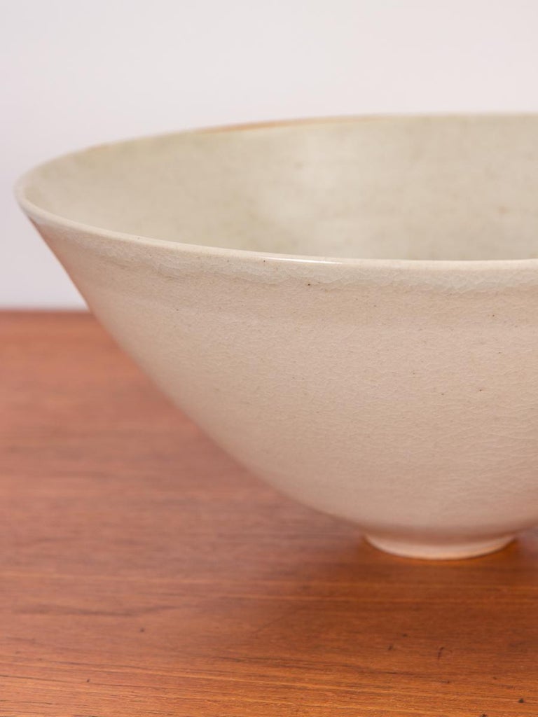 Bone Porcelain Serving Bowl by Mary Roehm For Sale at 1stDibs