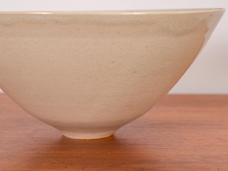 Bone Porcelain Serving Bowl by Mary Roehm For Sale at 1stDibs