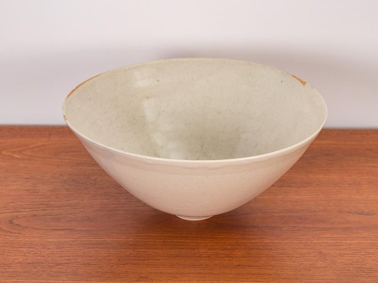 Bone Porcelain Serving Bowl by Mary Roehm For Sale at 1stDibs