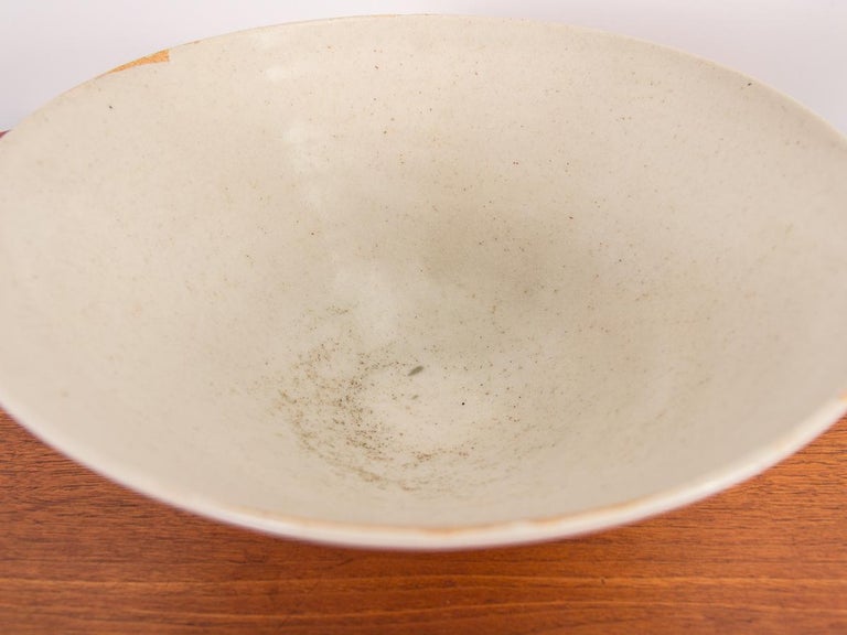 Bone Porcelain Serving Bowl by Mary Roehm For Sale at 1stDibs