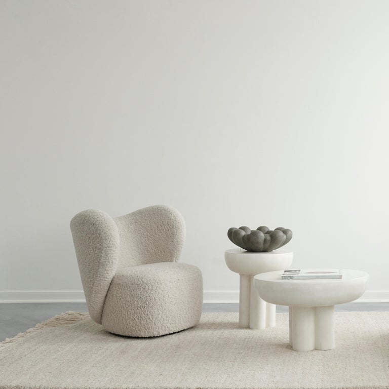 Bone White Crown Table Low by 101 Copenhagen For Sale at 1stDibs