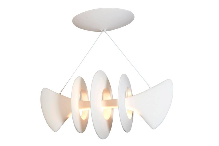 "Bones" a Sculpted Plaster Ceiling Light by Alexandre Logé at 1stDibs