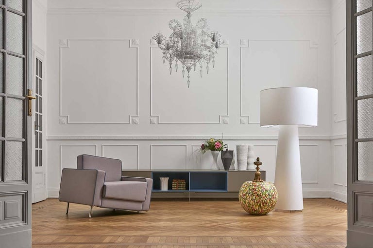 Bong Coffee/Side Table by Giulio Cappellini in Floral Decorated Lacquer ...