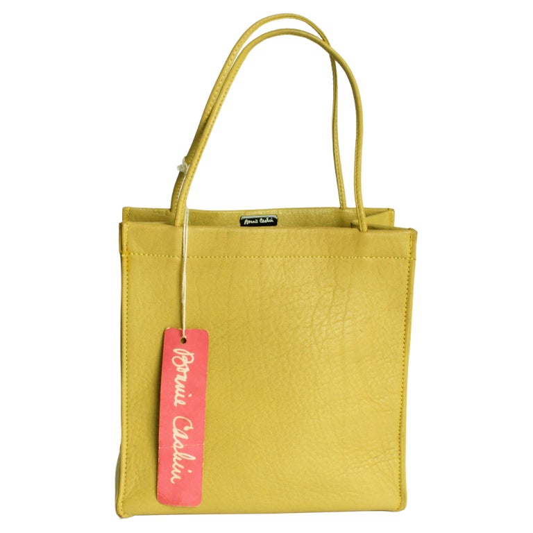 Bonnie Cashin pour Coach - Mini sac fourre-tout en cuir Citron - Rare ...
