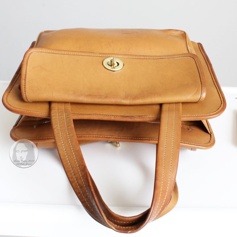 Bonnie Cashin for Coach Safari Bag Double Pocket Speedy British Tan ...