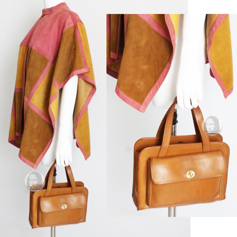 Bonnie Cashin for Coach Safari Bag Double Pocket Speedy British Tan ...