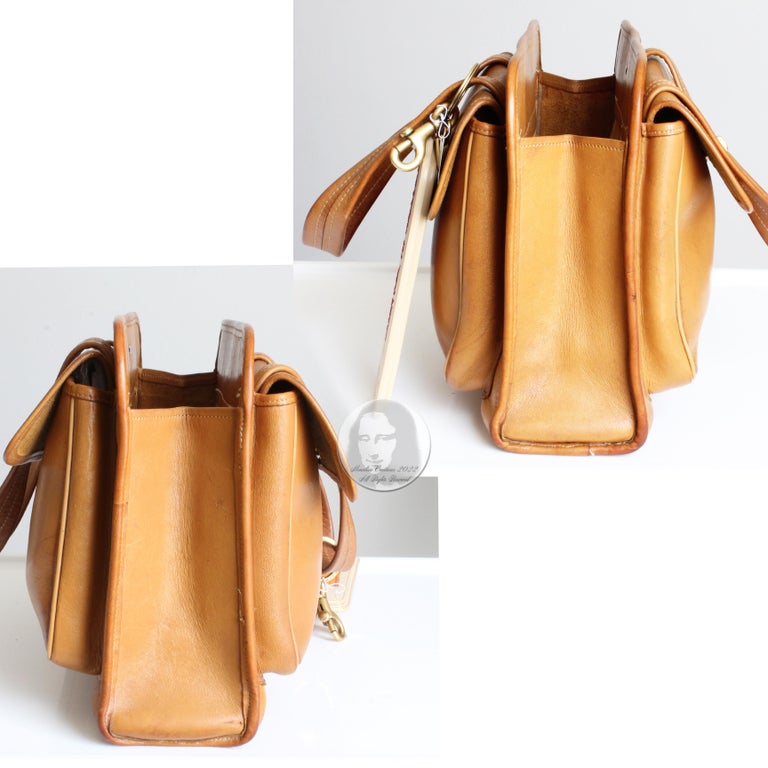 Bonnie Cashin for Coach Safari Bag Double Pocket Speedy British Tan ...