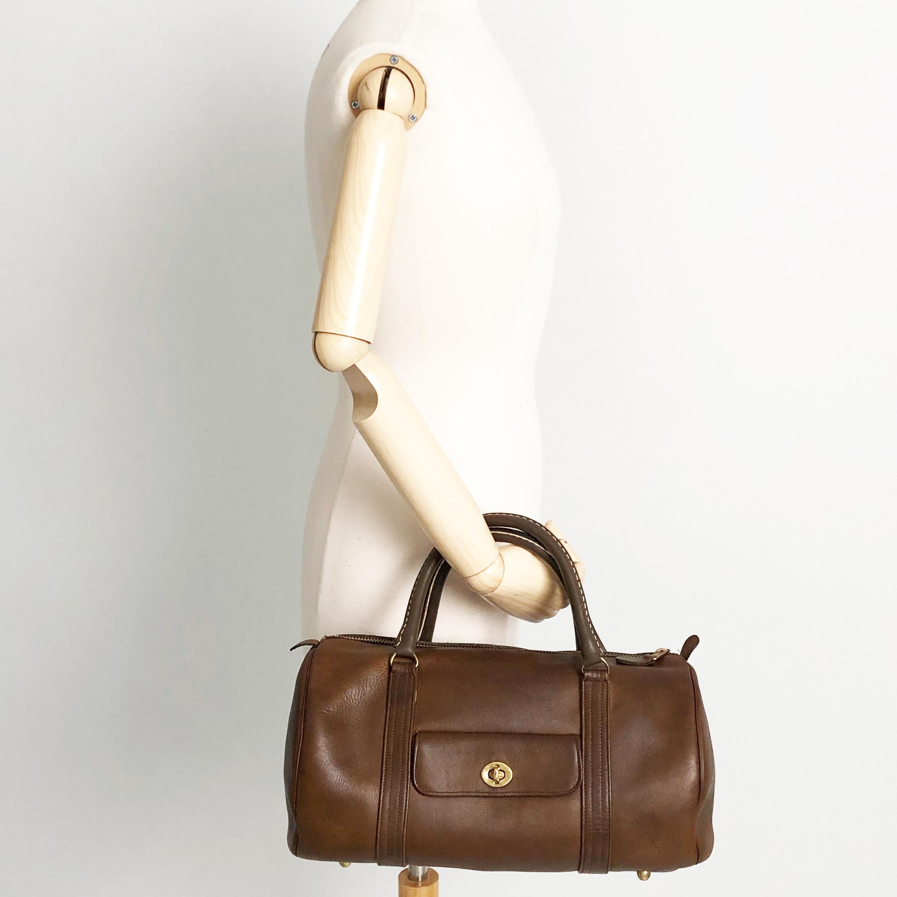 Bonnie Cashin for Coach Safari Bag Duffel Tote Rare Double Turnlock ...