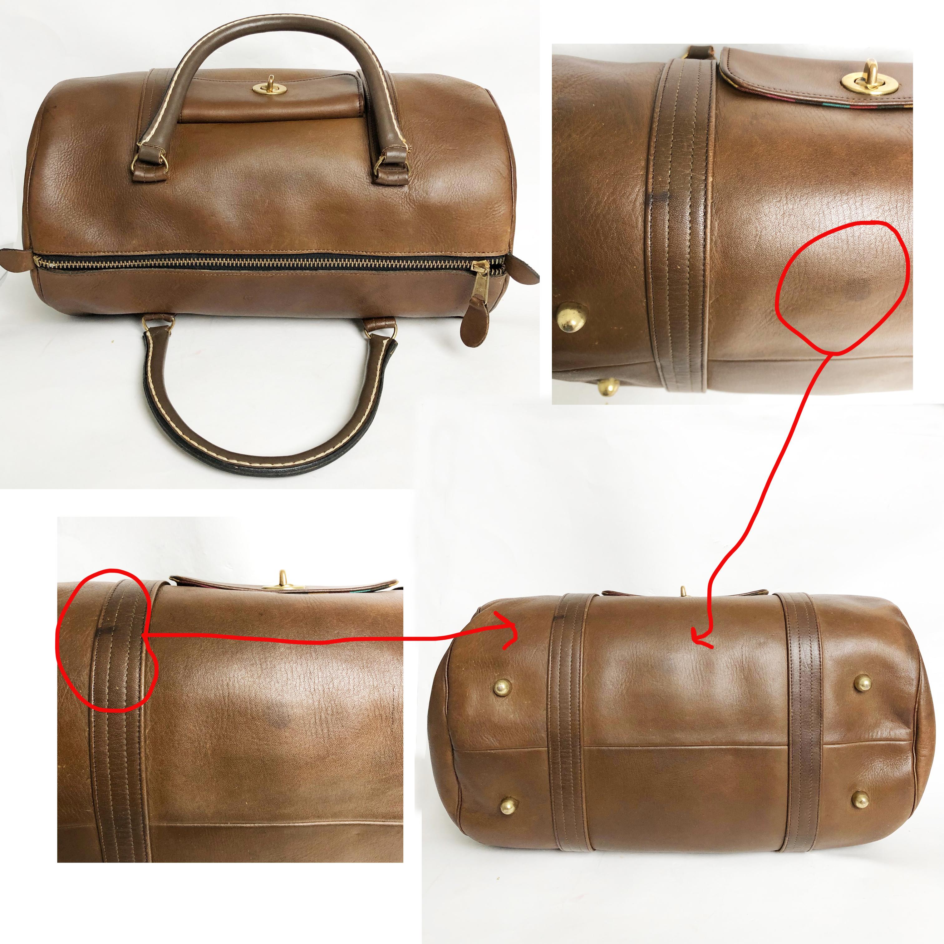 Bonnie Cashin for Coach Safari Bag Duffel Tote Rare Double Turnlock ...