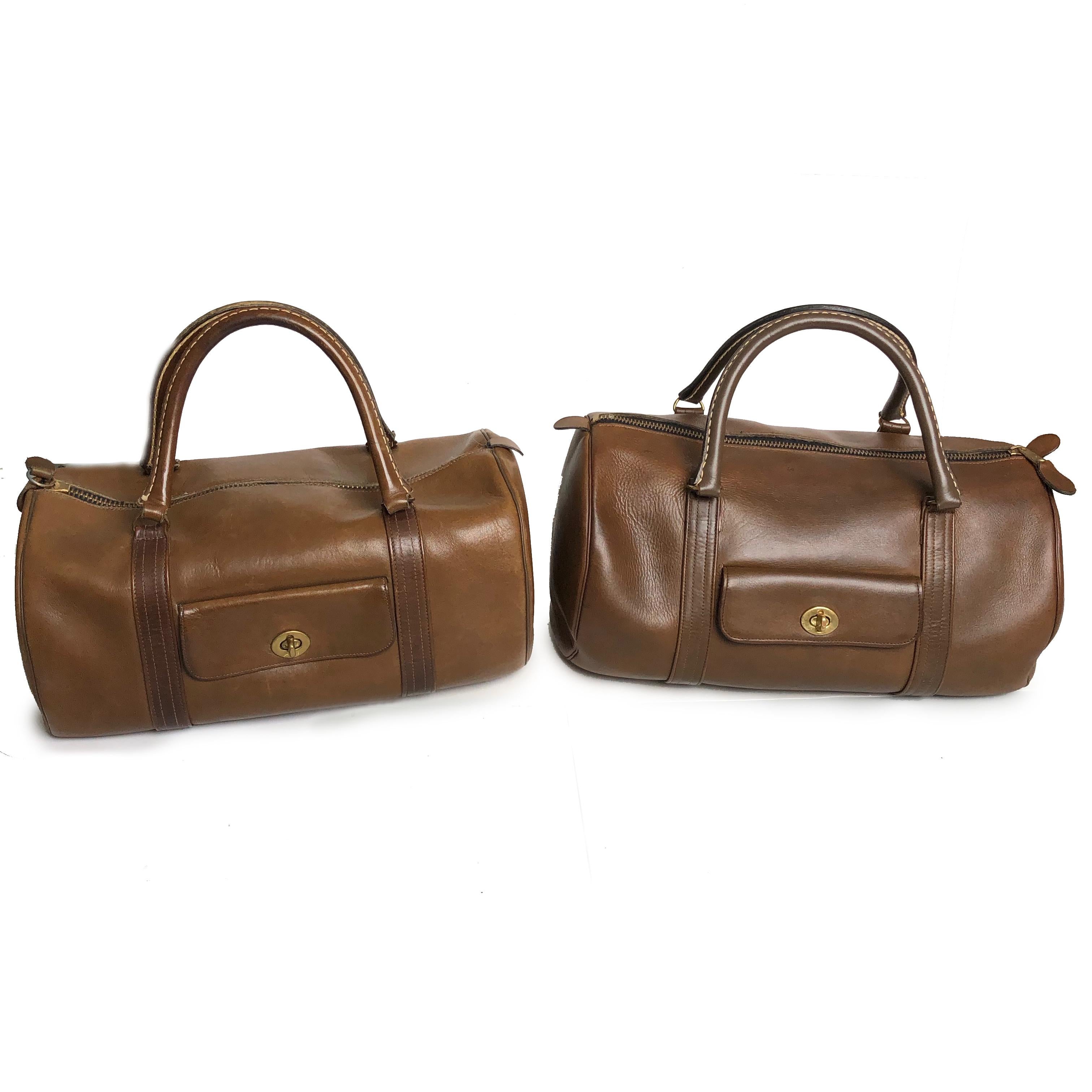 Bonnie Cashin for Coach Safari Bag Duffel Tote Rare Double Turnlock ...
