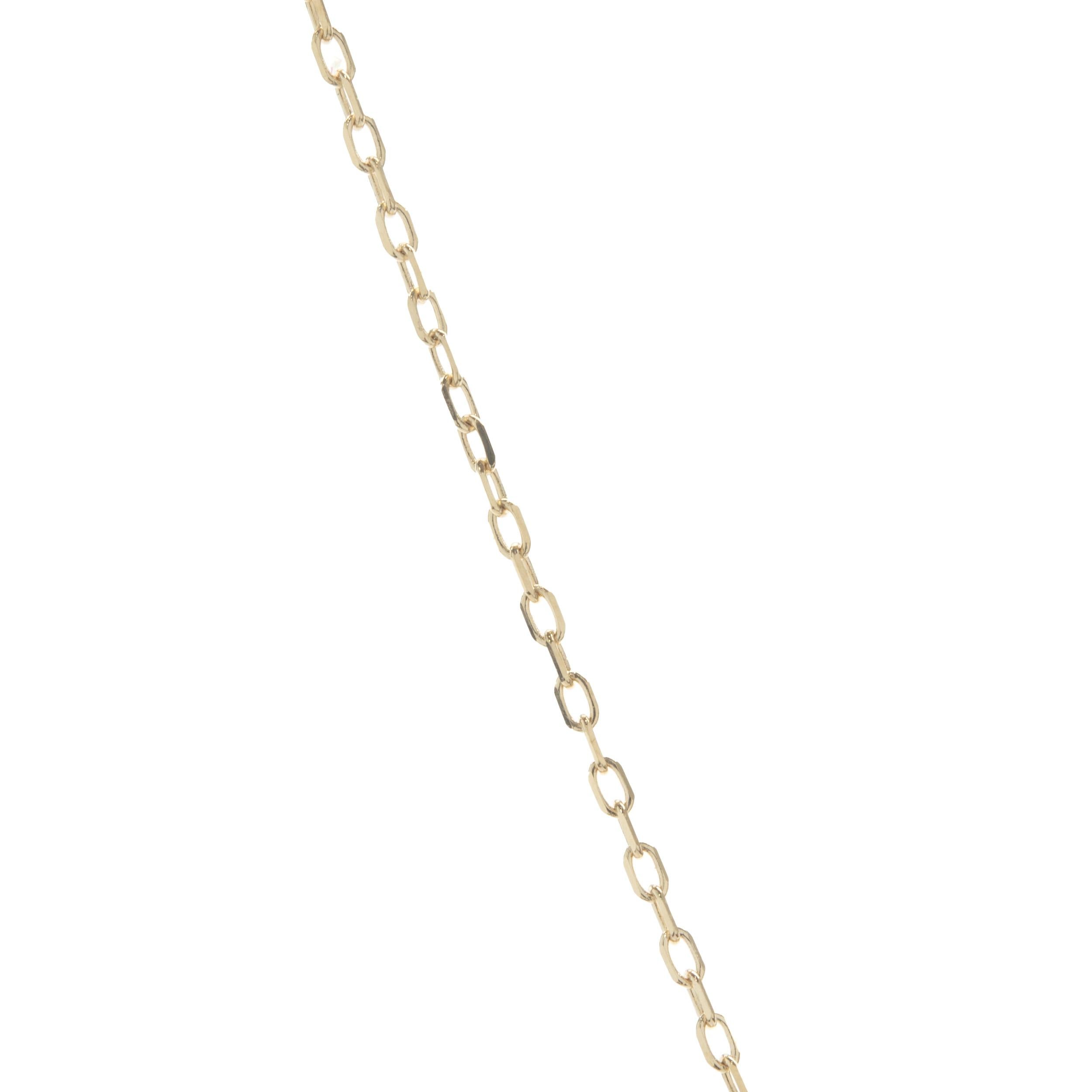 Bony Levy 18 Karat Yellow Gold Icons Petite Circle Necklace For Sale at ...